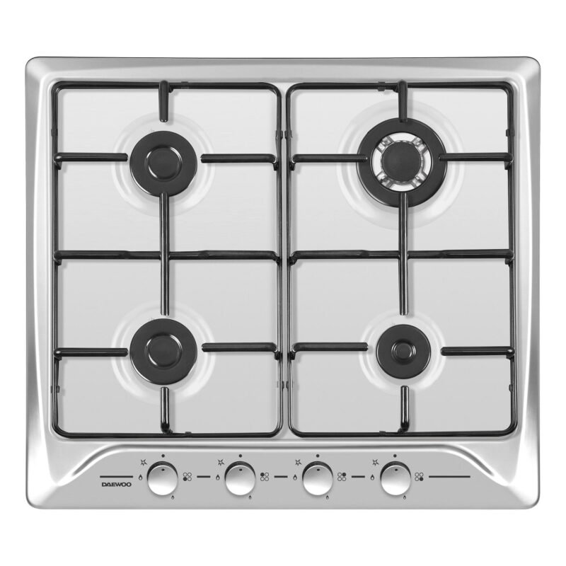 Daewoo Table Top Gas Cooktop DW-DGT-S644T, Inox, 4 Burners - Al Wardah ...